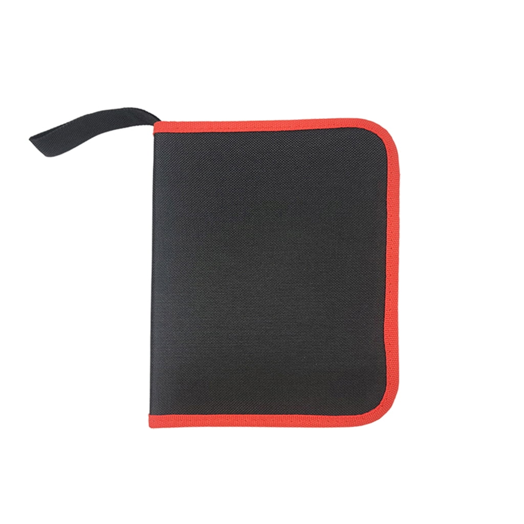 Wrench Organizer Drill Bit Storage Bag Zipper Bit Tool Pouch Cloth Bit ...