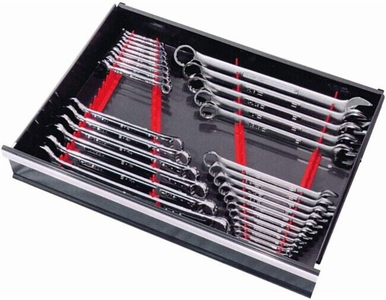 Wrench Organizer Tray Rail Storage Rack Sorter Socket Holder Set of 40 ...