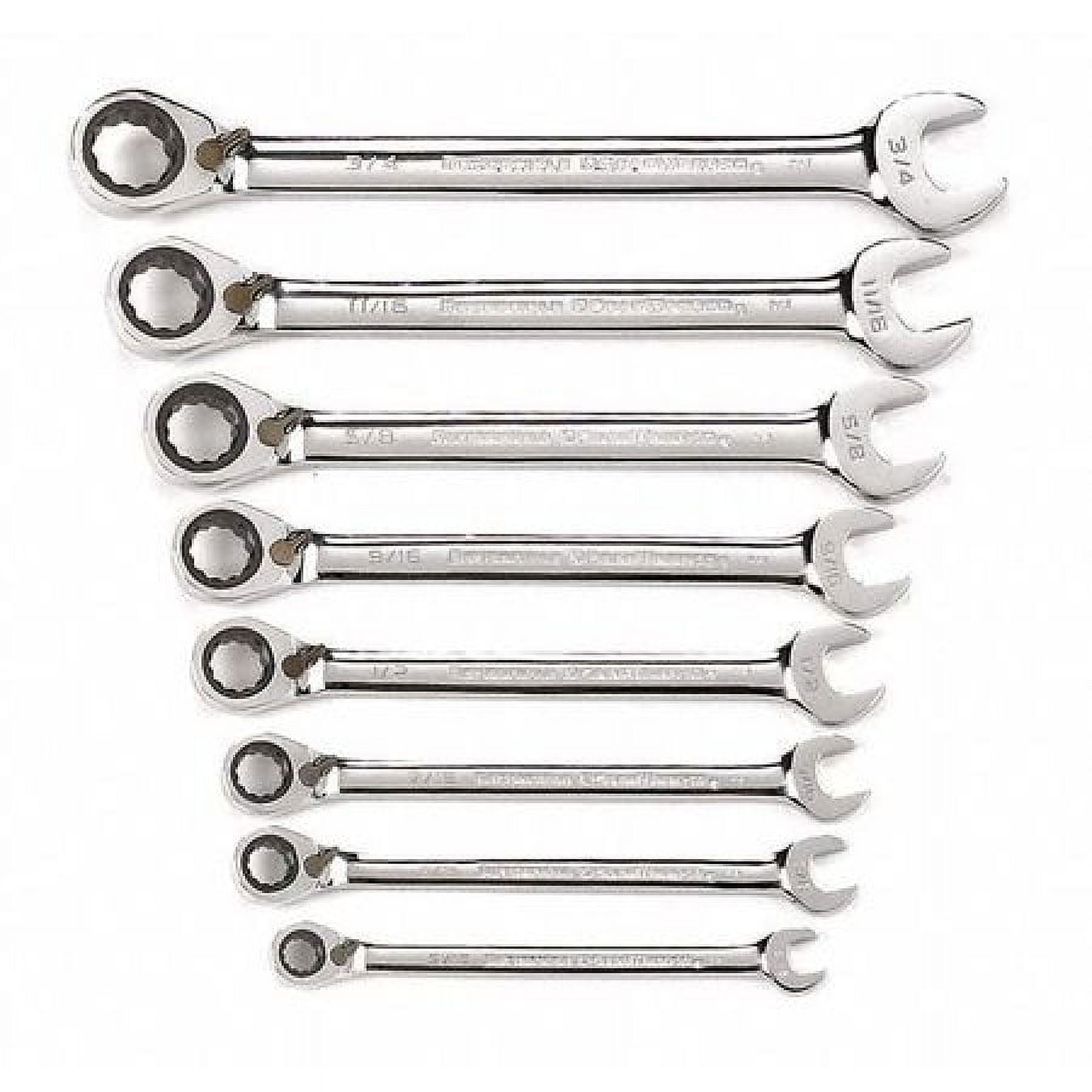 Wrench Set Reversible 8 Piece SAE - Walmart.com