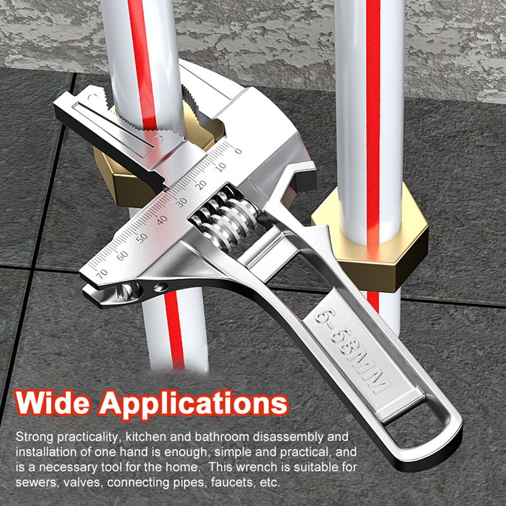 Wrench,Sink Wrench Adjustable Water Pipes Water Pipes Wrench Xinzy ...