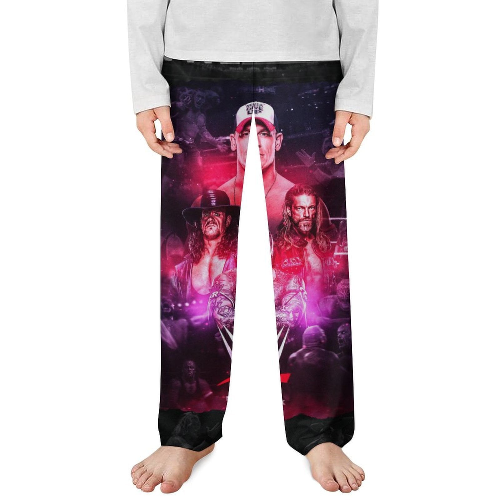 Wres-Tler-W,W-E Pajama Pants Cartoon Casual Lounge PJ Bottoms with ...