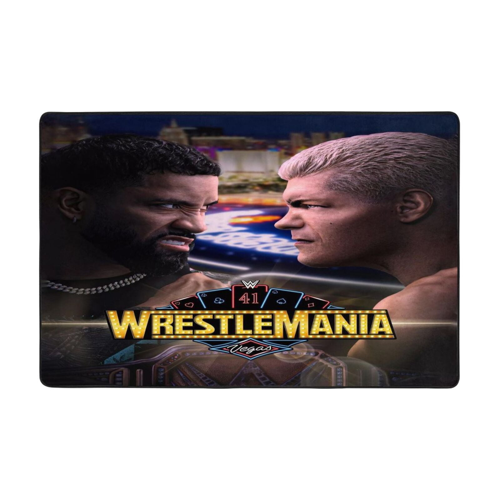 Wres-tler Jey US-0 Area Rug Cartoon Rug Modern 3D Digital Print Large ...