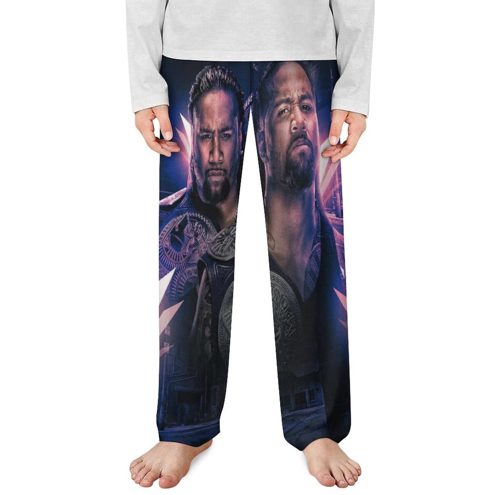 Wres-tler Jey US-0 Pajama Pants Cartoon Casual Lounge PJ Bottoms with ...