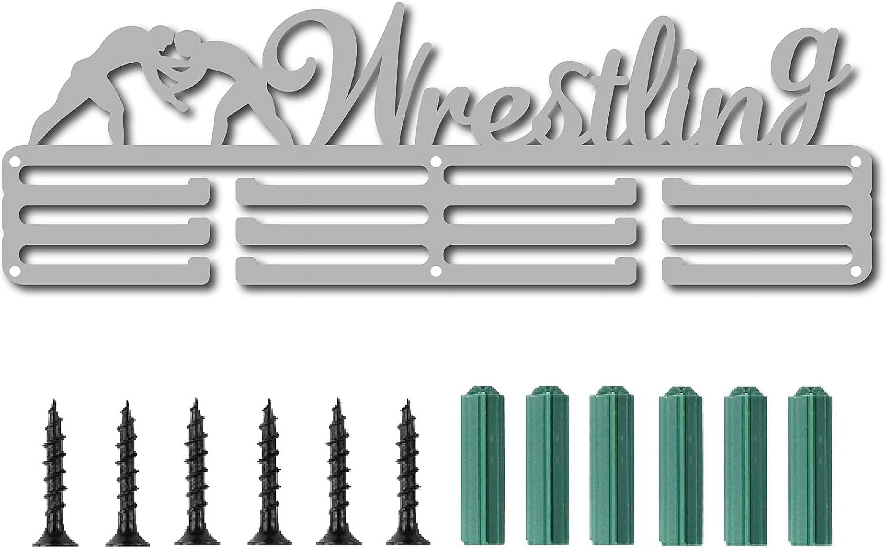 Wresting Medal Holder Display Hanger Rack Sports Awards Metal Lanyard ...