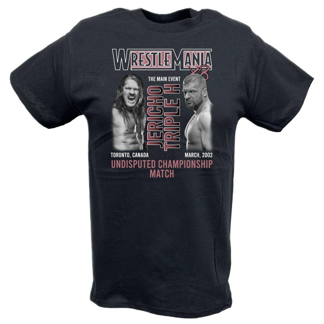 WrestleMania 18 X8 Triple H vs Jericho Undisputed Championship Match T ...
