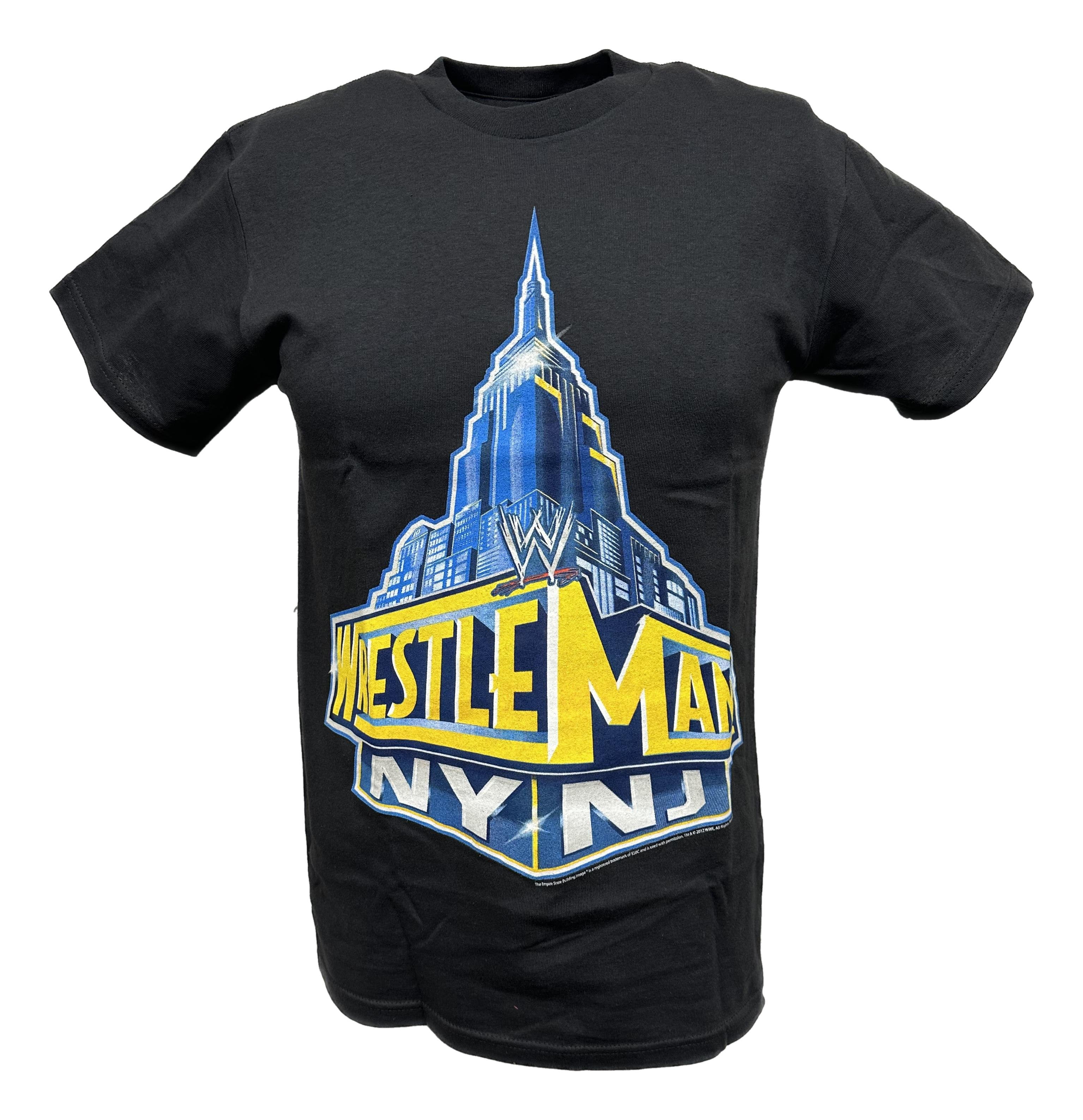 Wrestlemania 29 New York New Jersey Empire State Building WWE T-shirt ...