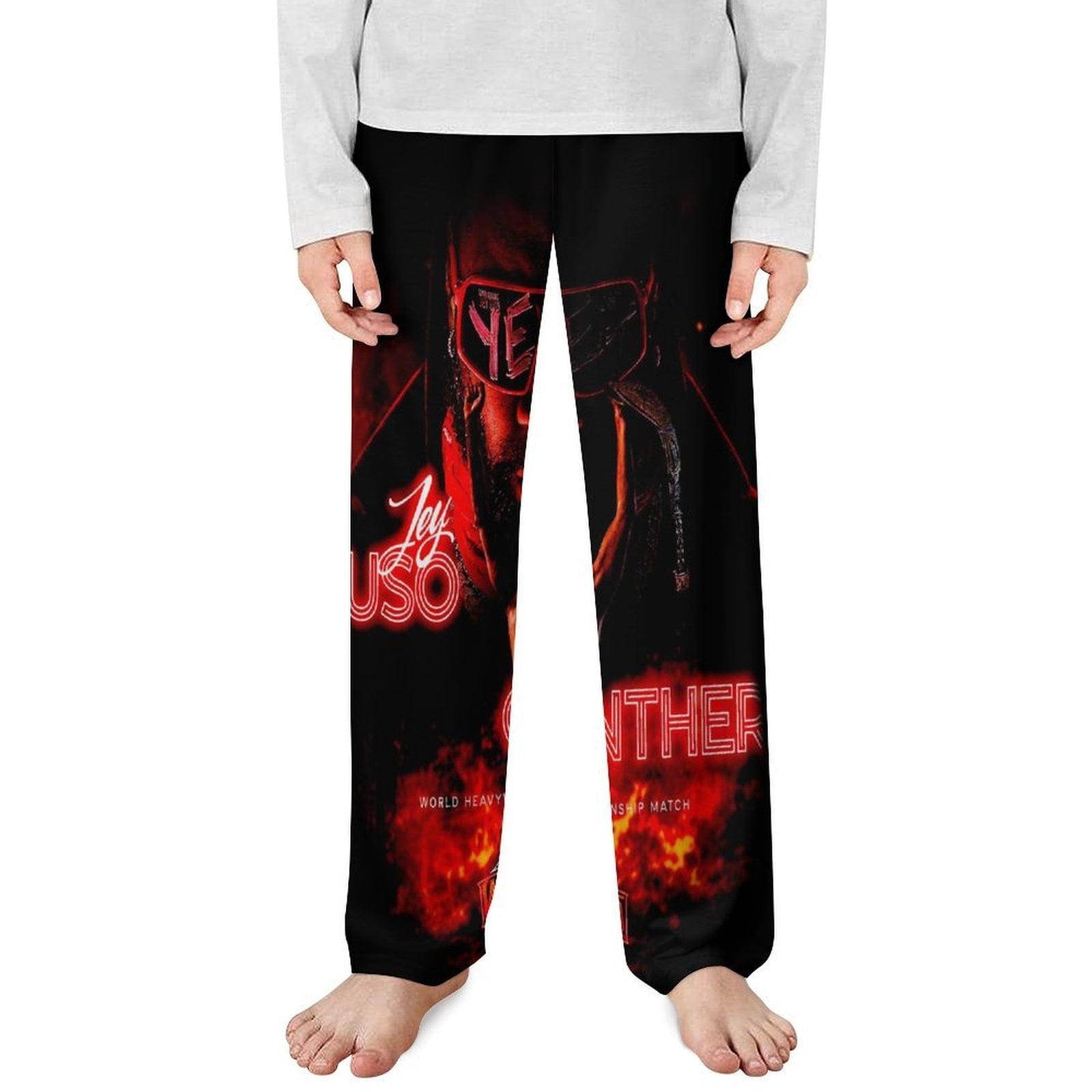Wrestler Jey US0 Pajama Pants Long Sleep Pant Pajama Bottoms Drawstring ...