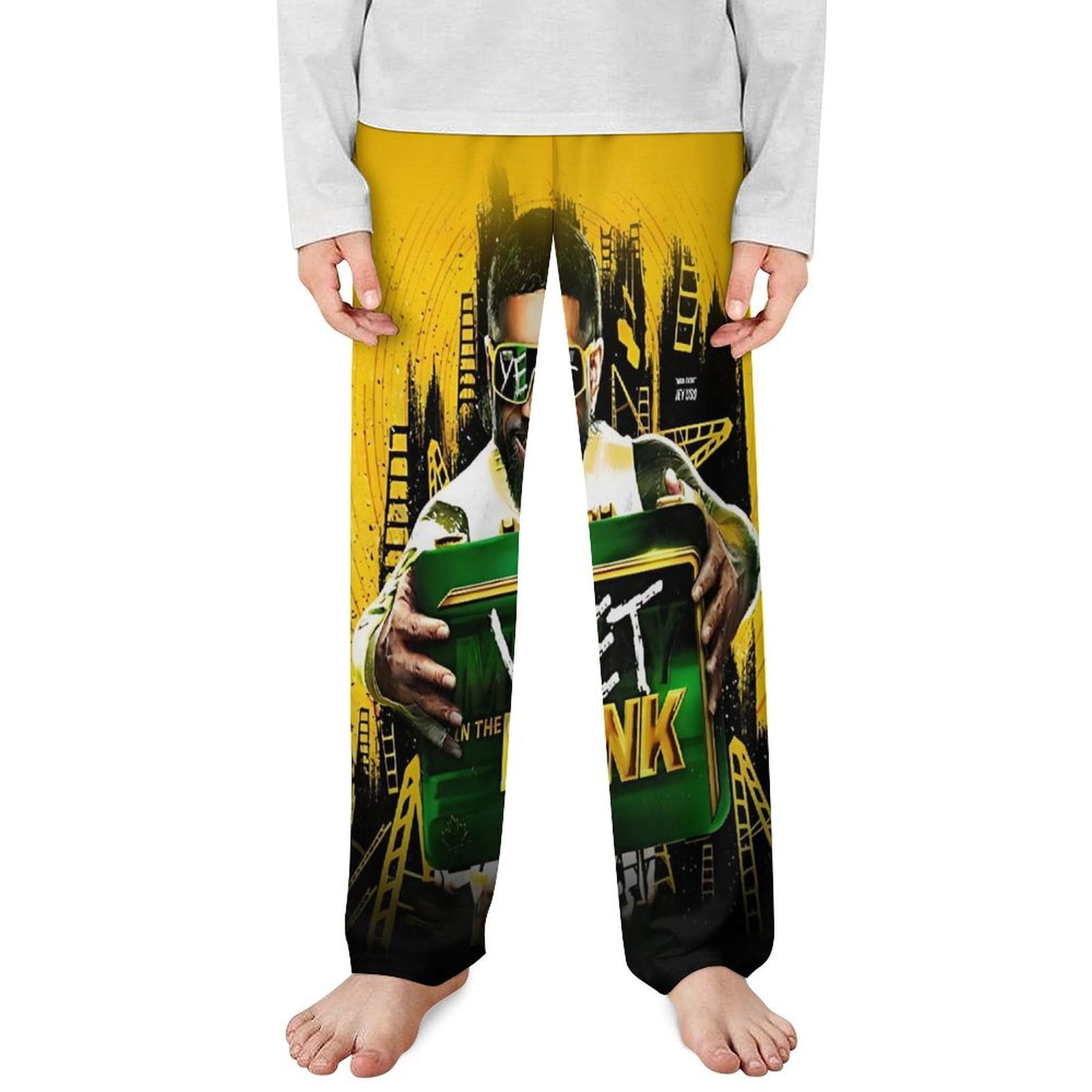 Wrestler Jey US0 Pajama Pants Long Sleep Pant Pajama Bottoms Drawstring ...