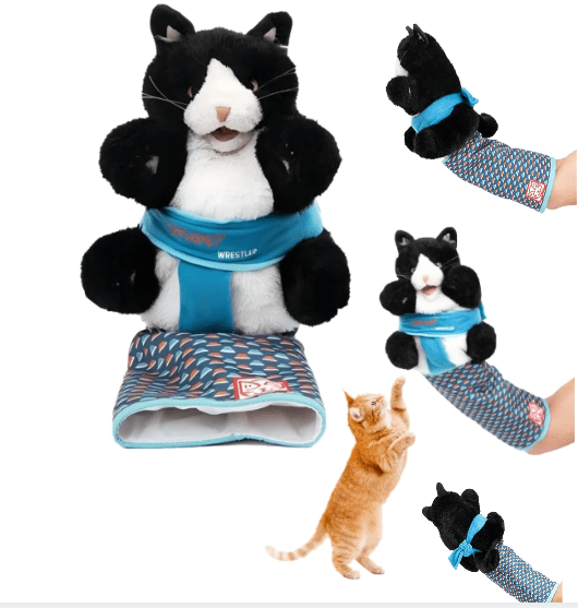 Wrestler Puppet for Cats, Wrestler, Cats Puppet Wrestler, Cat ...