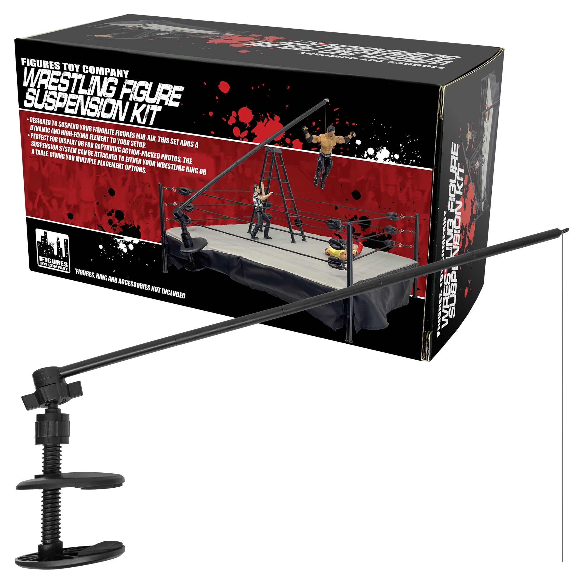 Wrestling Action Figure Suspension Kit for WWE & AEW Wrestling Action ...
