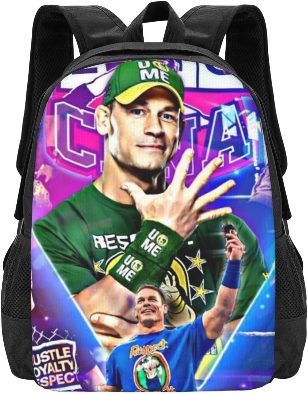 Wrestling Backpack 3D Printed John Cena Pattern Backpack Large Capacity ...