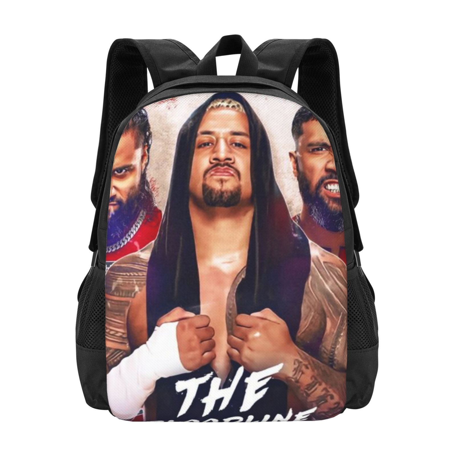 Wrestling Backpack 3D Printed The Wrestler Usos Backpack Casual Travel ...
