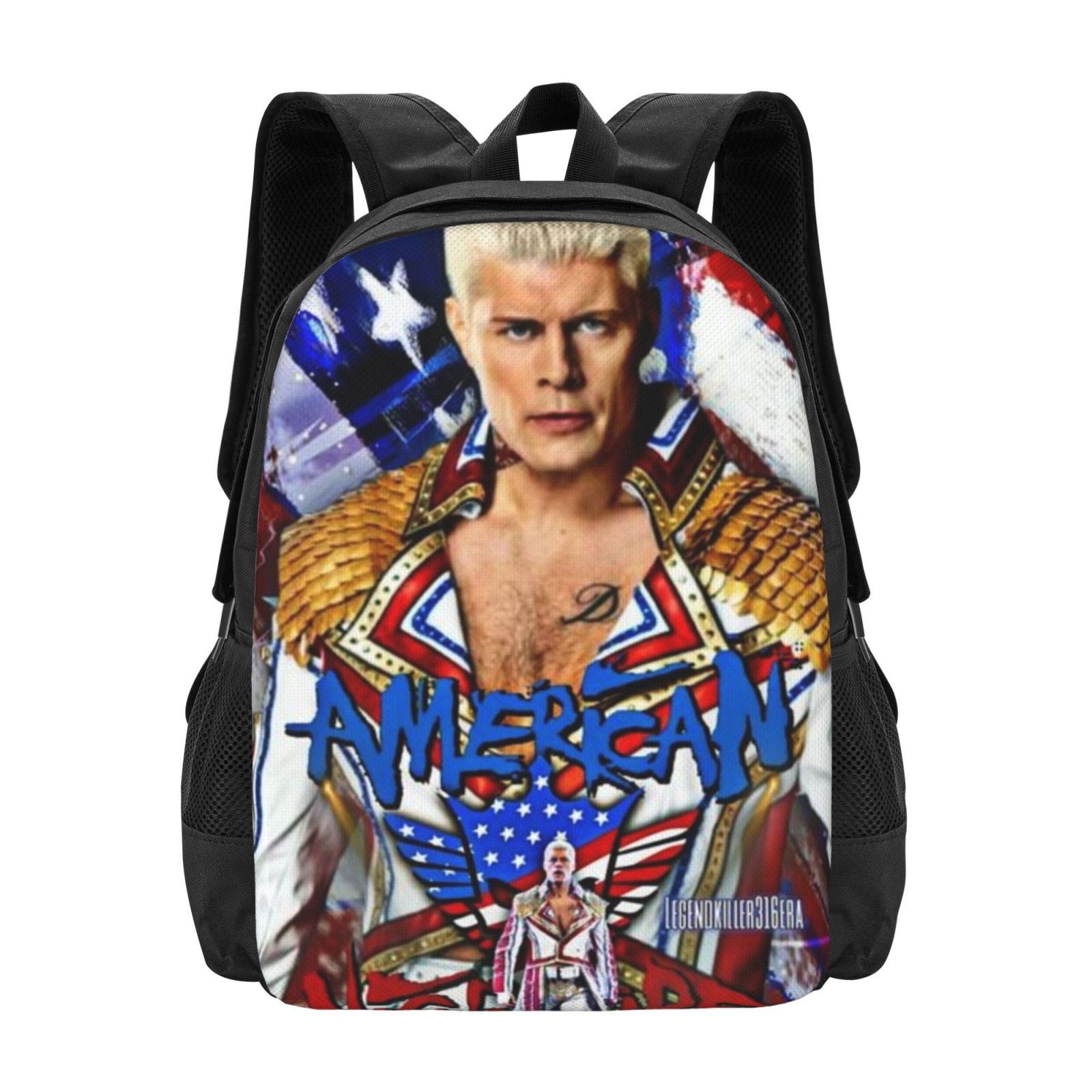 Wrestling Backpack Cody Wrestler Rhodes Poster 3D Printed Backpack ...