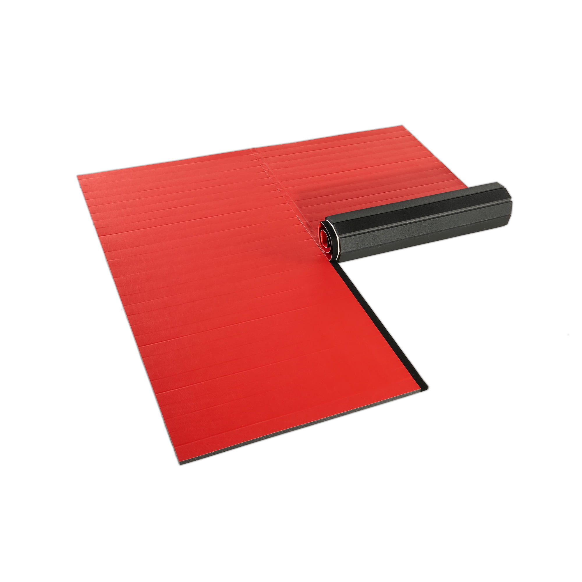 Dollamur 10’x10’x1.25” Wrestling Mat, Red, Home Workouts, Exercise ...