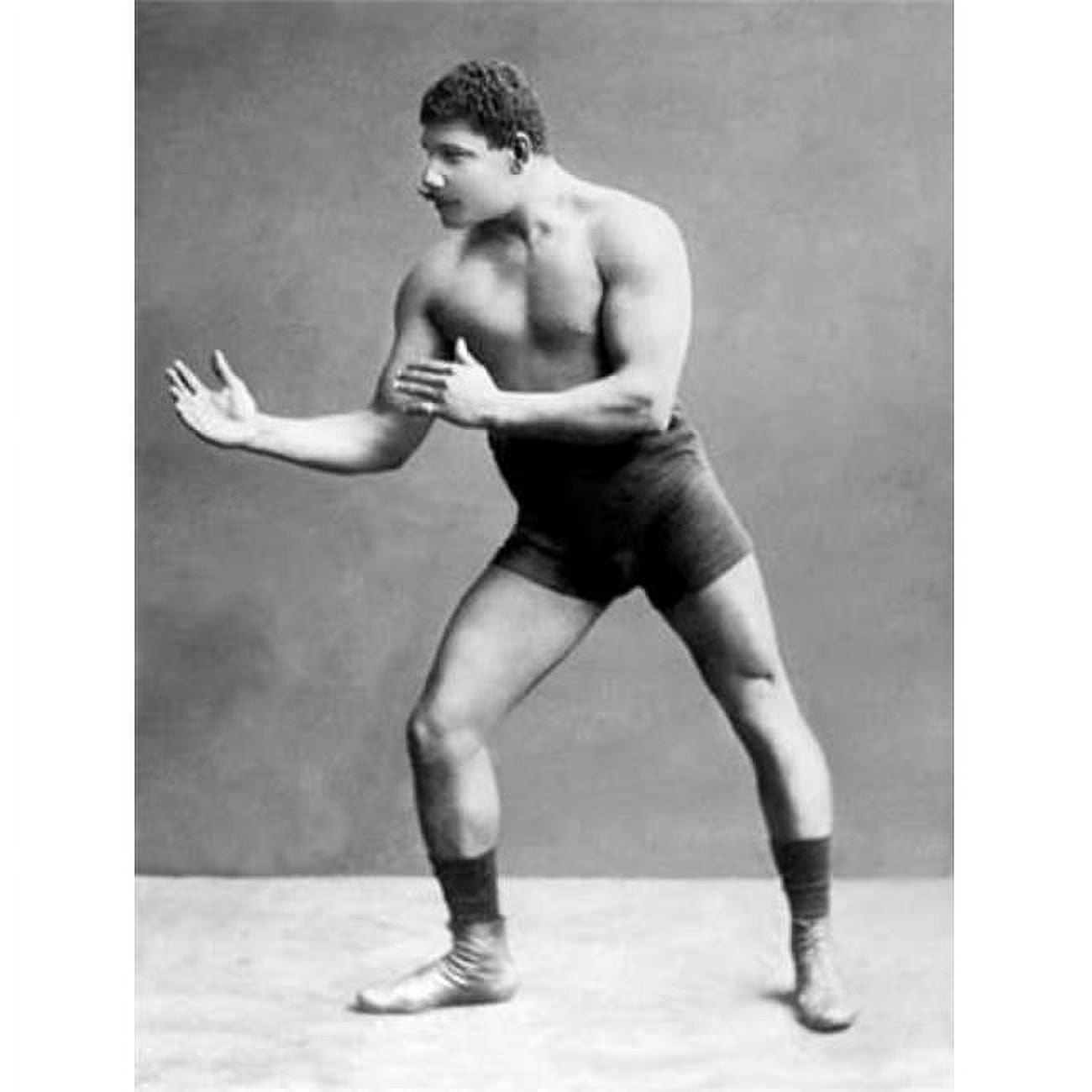 Wrestling Ready Stance Poster Print by Vintage Wrestler - Walmart.com