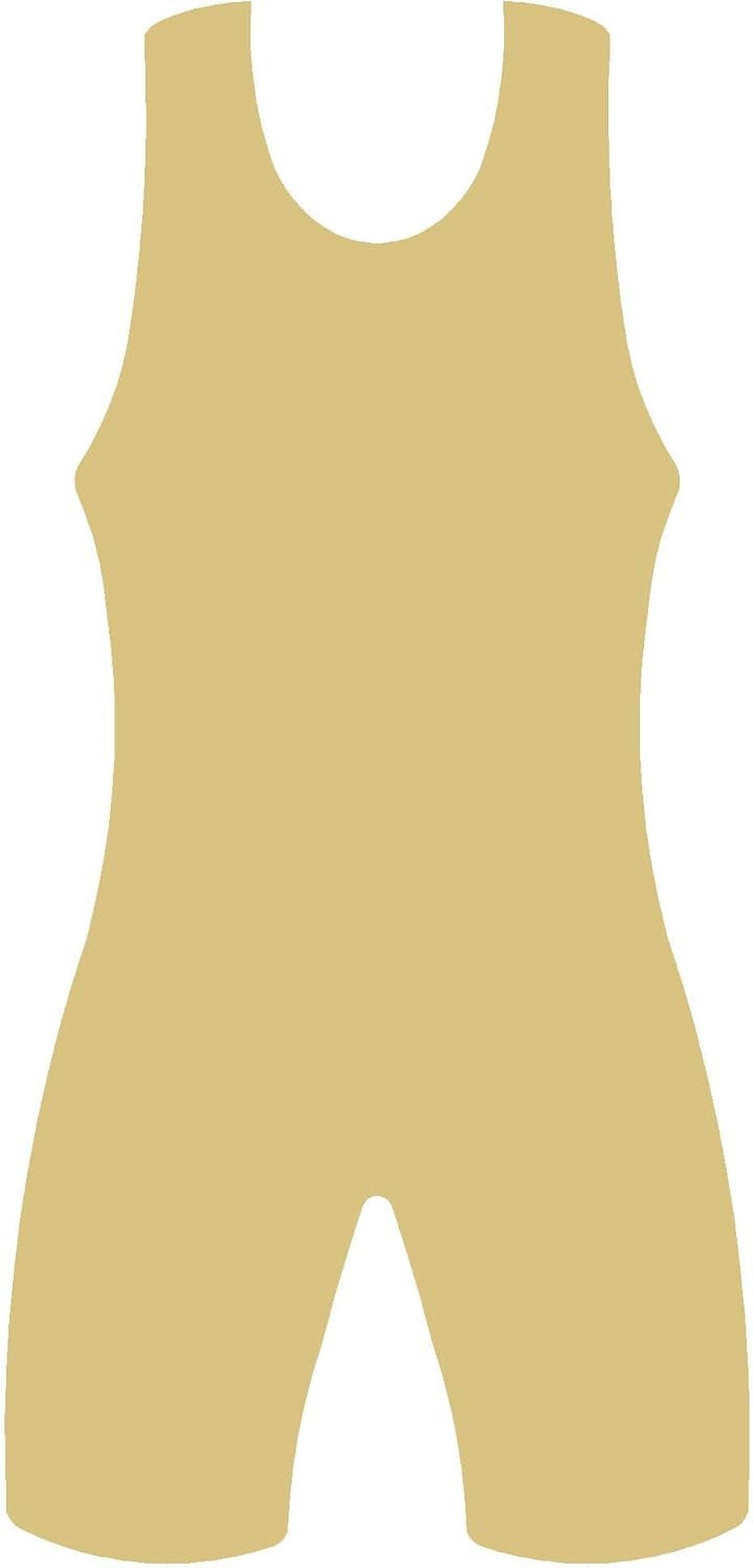 Wrestling Singlet Cutout Unfinished Wood Sports Cut Out Kids Room ...