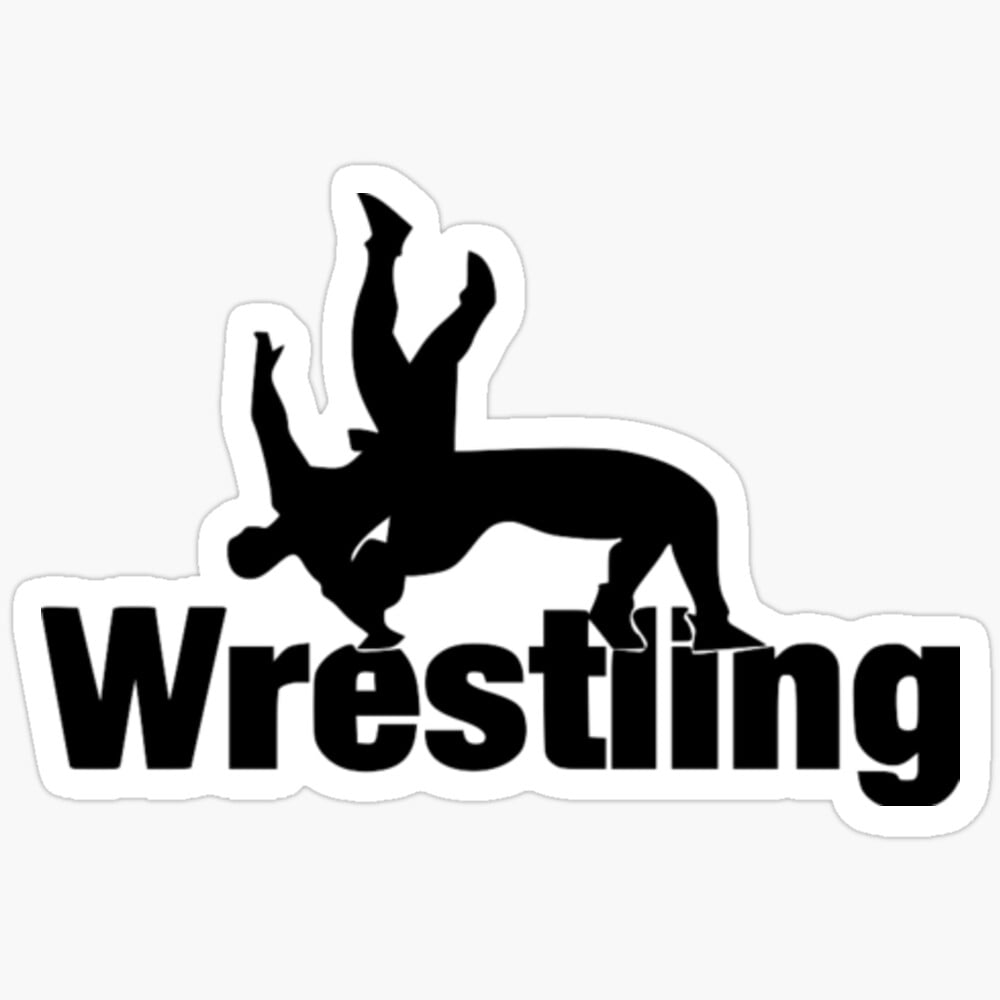 Wrestling Sticker Phone Decal Water Bottle Stickers Car Decals, Laptop ...