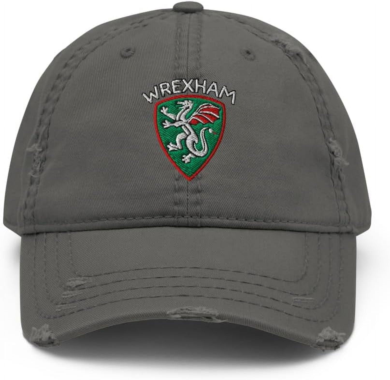 Wrexham AFC Minimalist Dragon Design Embroidered Dad Hat Soccer Football Cap - Walmart.com