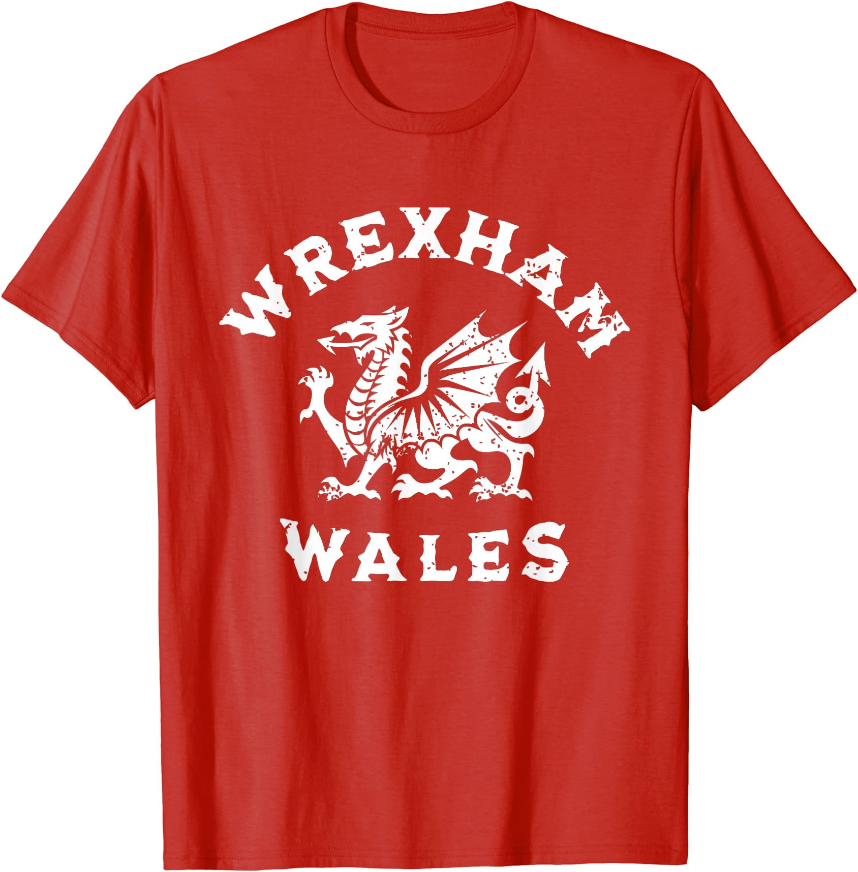 Wrexham Wales Garden Flag - Vintage Welsh Dragon Emblem with Nature ...