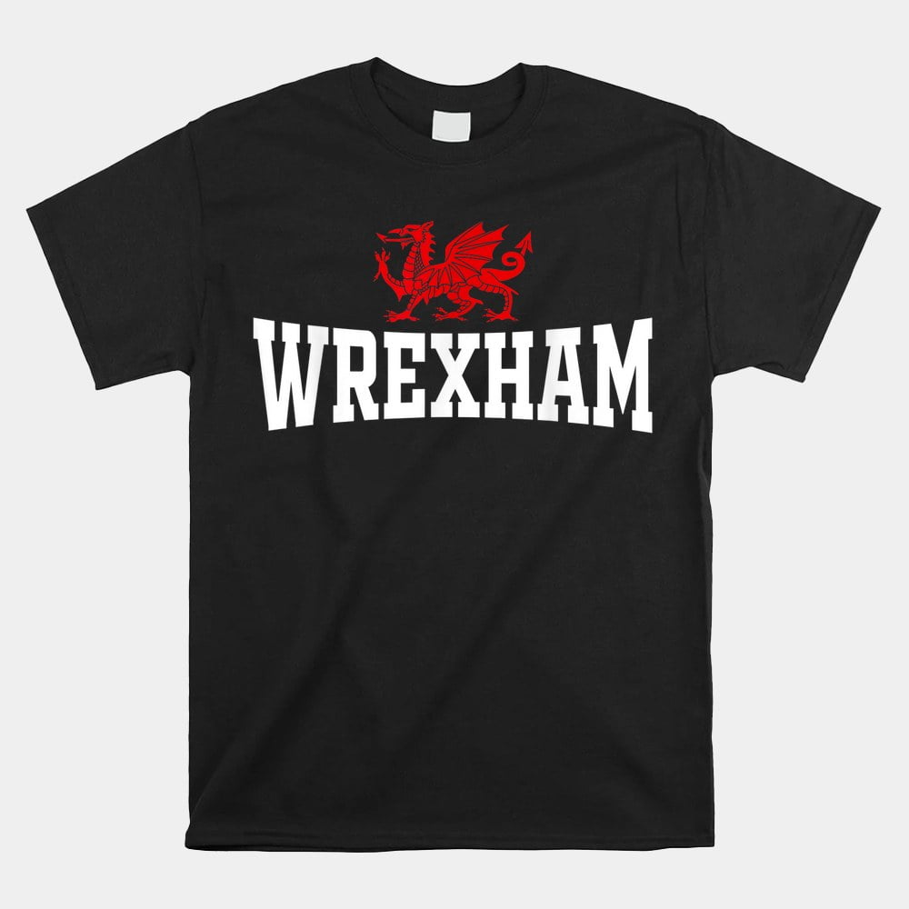 Wrexham Wales Red Dragon Wrecsam Shirt - Walmart.com