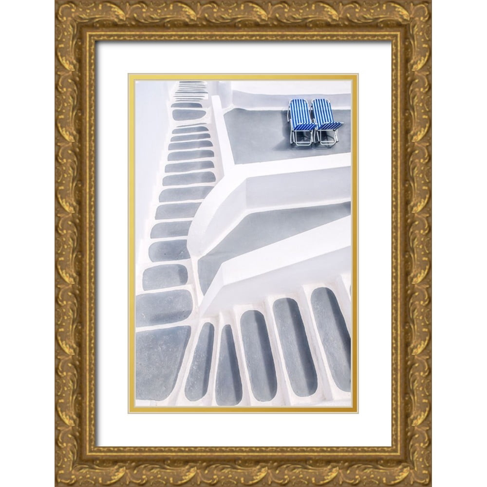 Wride, Linda 11x14 Gold Ornate Wood Framed with Double Matting Museum ...