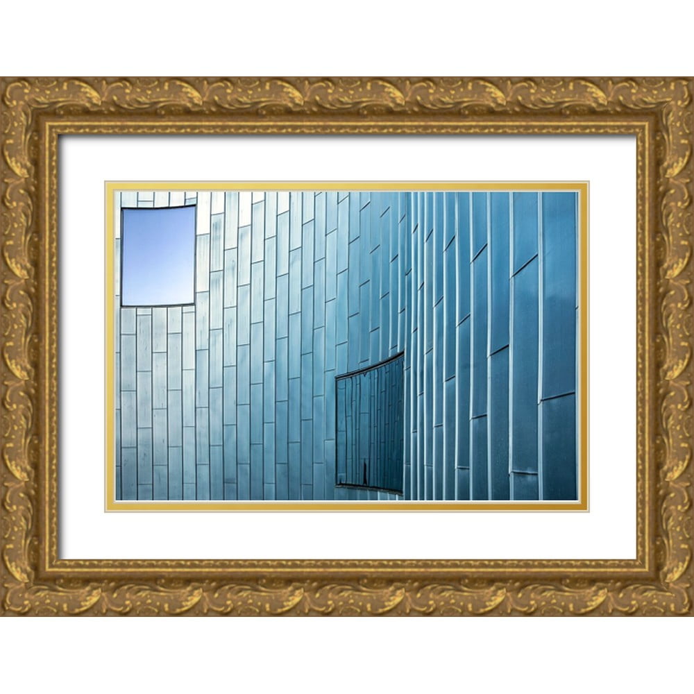 Wride, Linda 18x13 Gold Ornate Wood Framed with Double Matting Museum ...