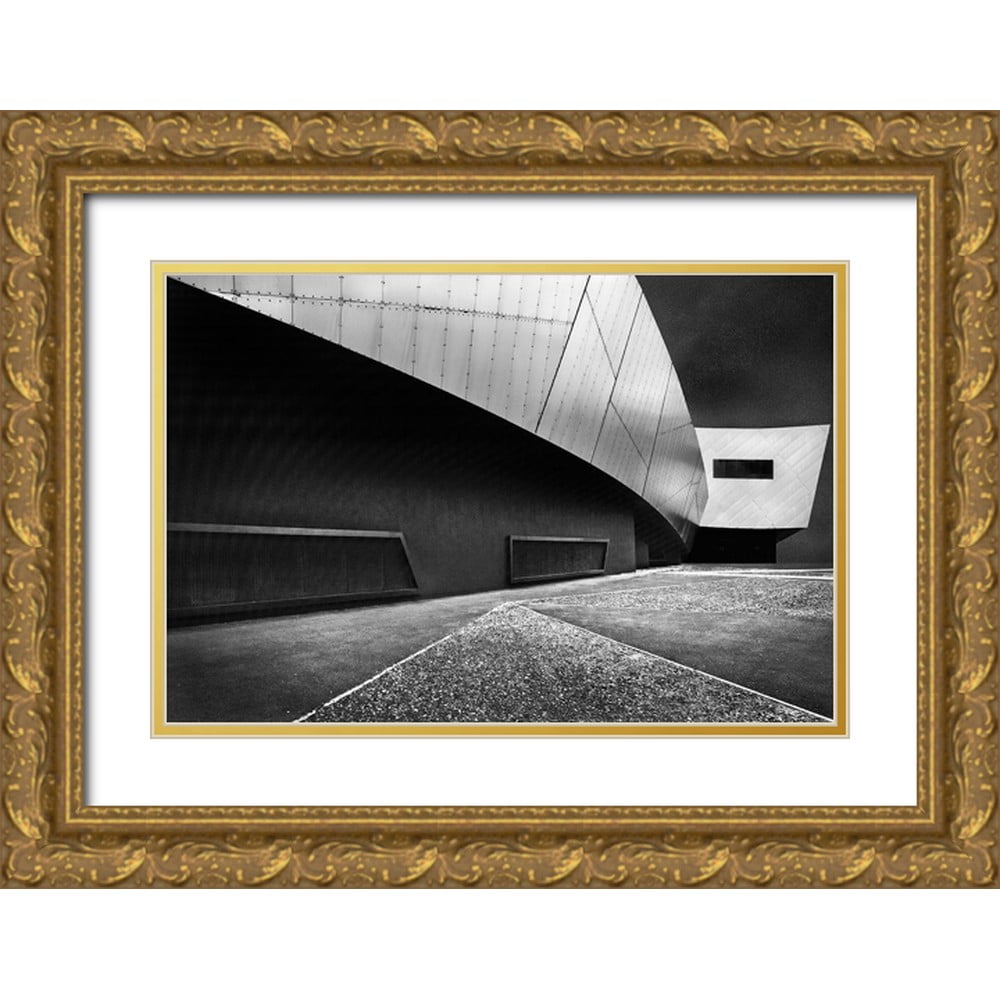Wride, Linda 18x13 Gold Ornate Wood Framed with Double Matting Museum ...