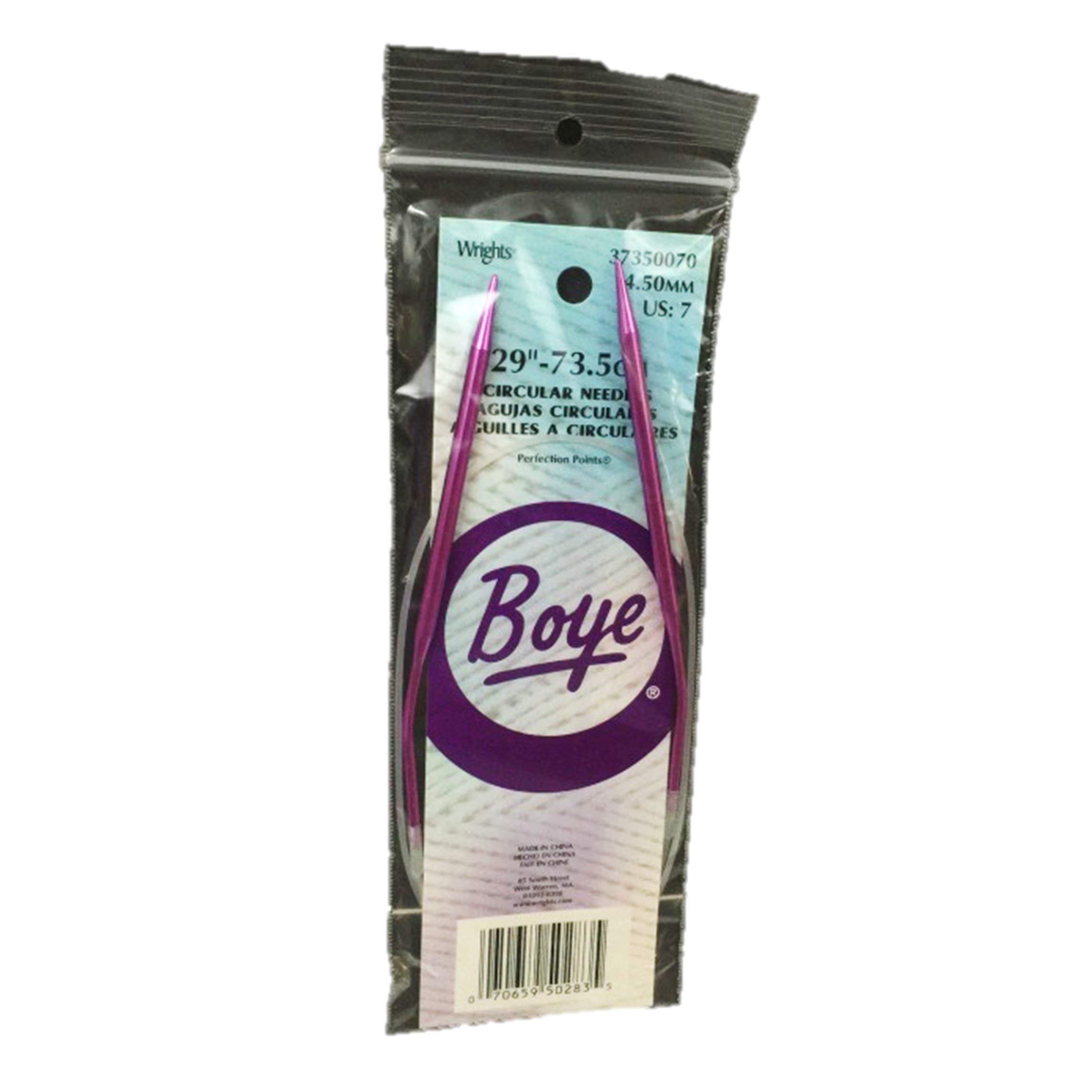 Wright 29-Inch Aluminum Circular Knitting Needle 4.5 MM US 7 Colors May ...