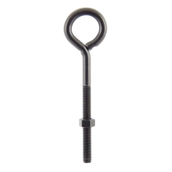 Wright 3/8 in. X 6 in. L Black Steel Eyebolt Nut Included - Walmart.com