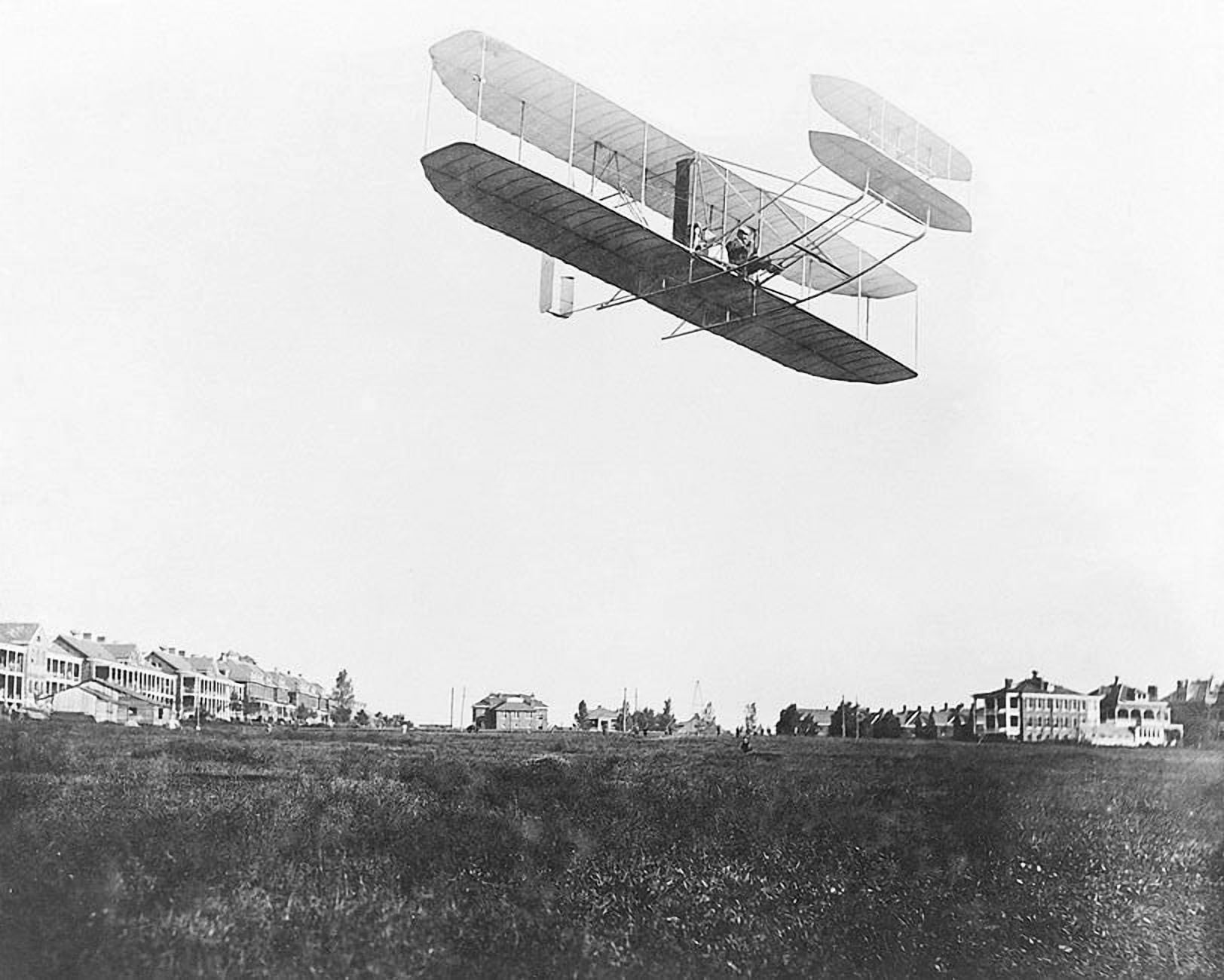 Wright Brothers Type A Flyer in Flight 1908 - 24x36 Inch Glossy ...