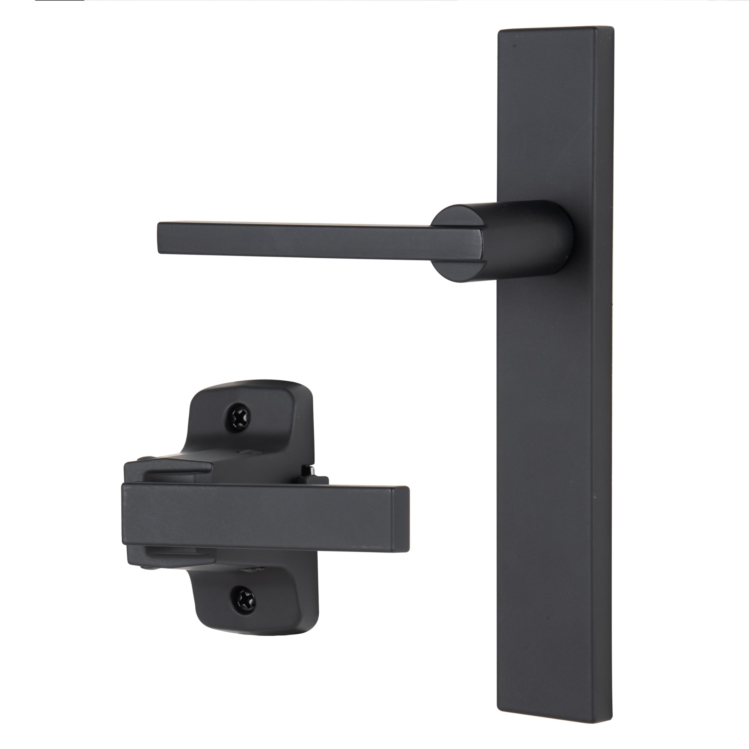 Wright Products Contemporary Lever Latch Set with No Out Feature ...