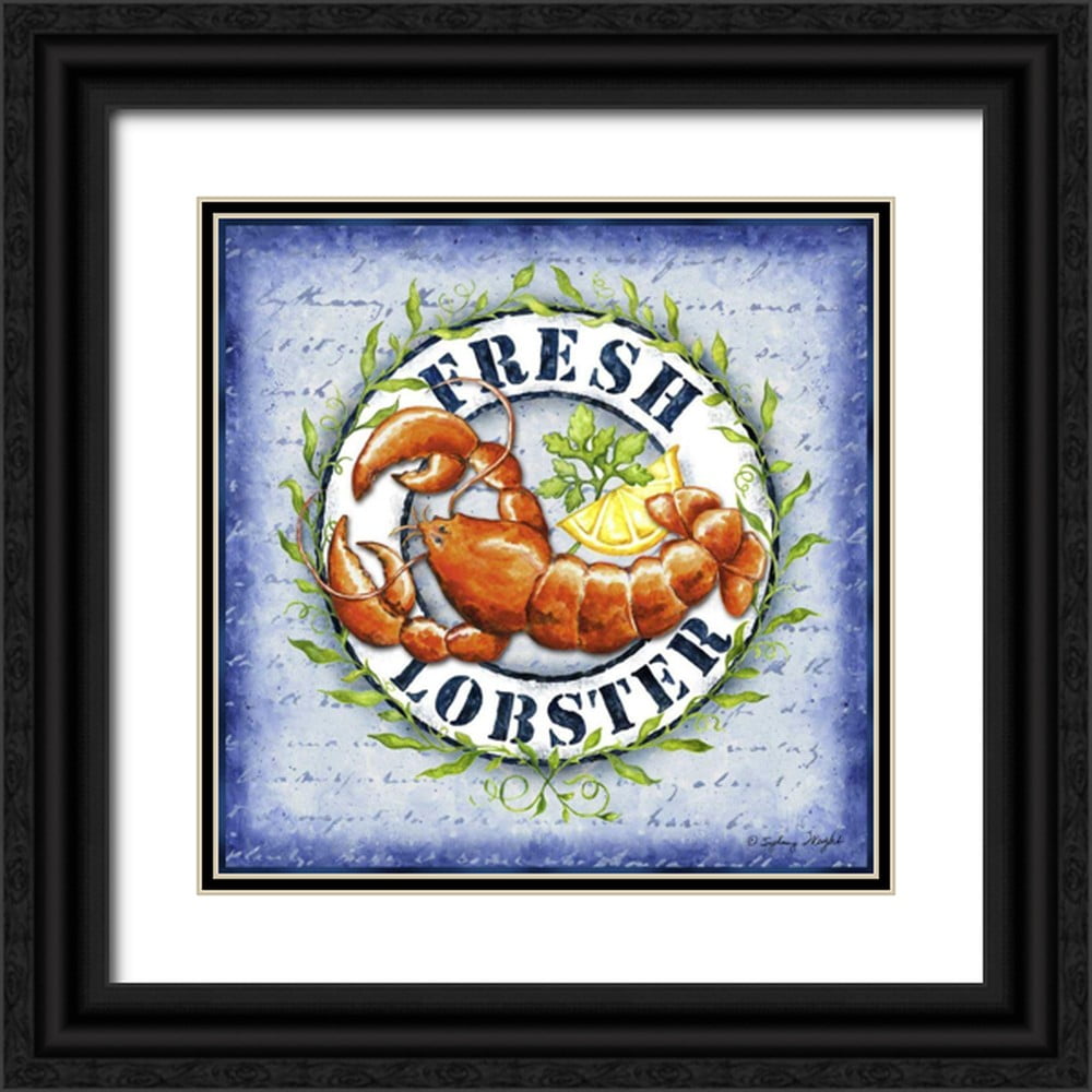 Wright, Sydney 12x12 Black Ornate Wood Framed with Double Matting Museum Art Print Titled ...