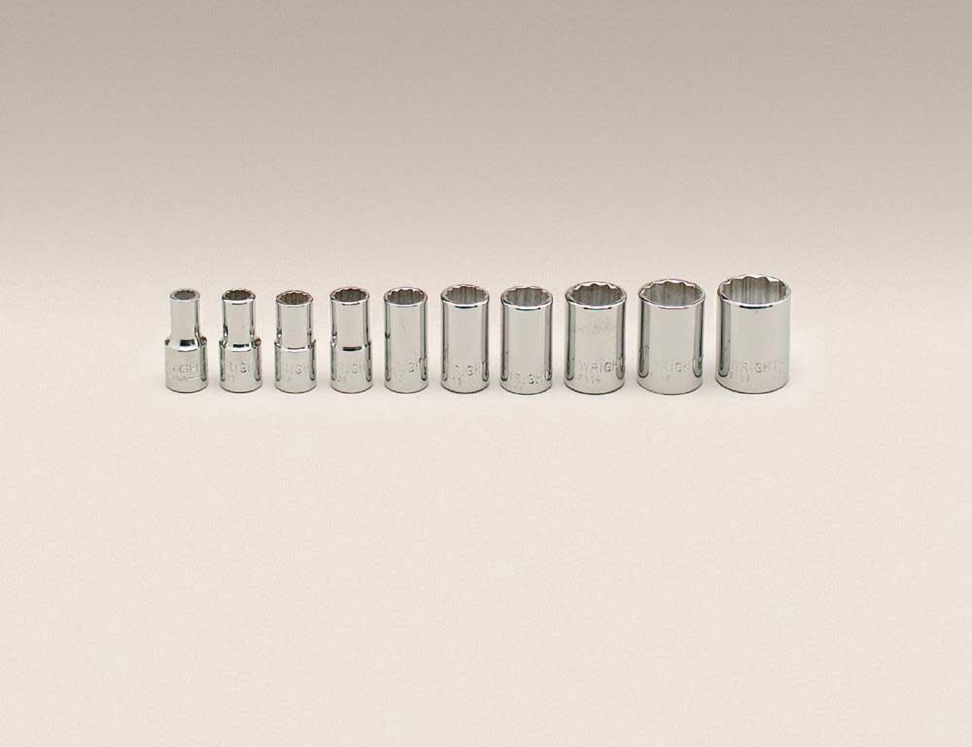 Wright Tool 1/4 In. Drive 10 Pc. 12 Pt Socket Set - Walmart.com