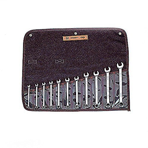 Wright Tool 11 Pc Combination Wrench Sets, 12 Points, Metric, Full ...