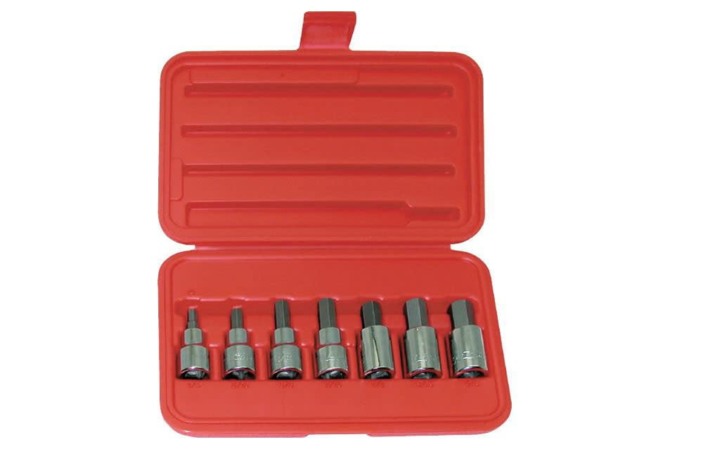 Wright Tool 7 Piece Hex Bit Socket Sets, 1/2 in, Inch - 1 SET (875-405 ...