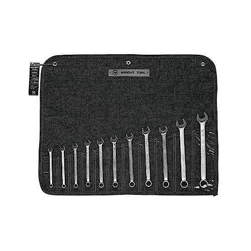Wright Tool 750 12 Point Metric Combination Wrench Set, 7mm - 19mm (11 ...