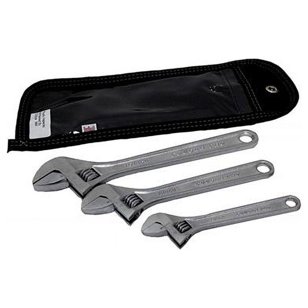 Wright Tool WRE9AC3 Adjustable Wrench Set, Chrome - 3 Piece - Walmart.com