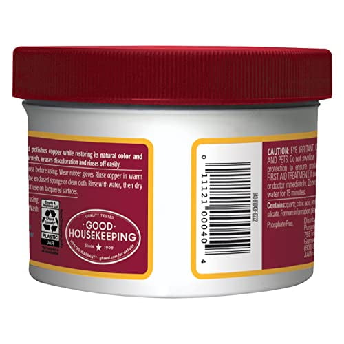 Wright's Copper and Brass Cream Cleaner - Gently Cleans and Removes ...