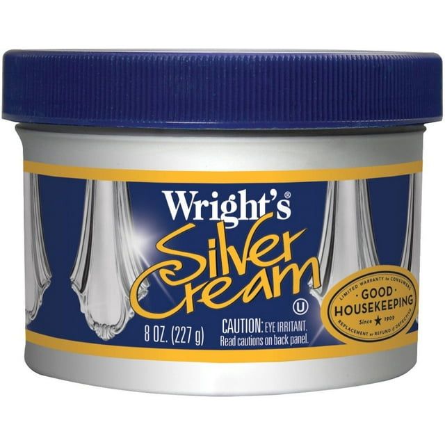 Wright's Silver Cleaner and Polish Cream - 8 Ounce - Ammonia Free ...