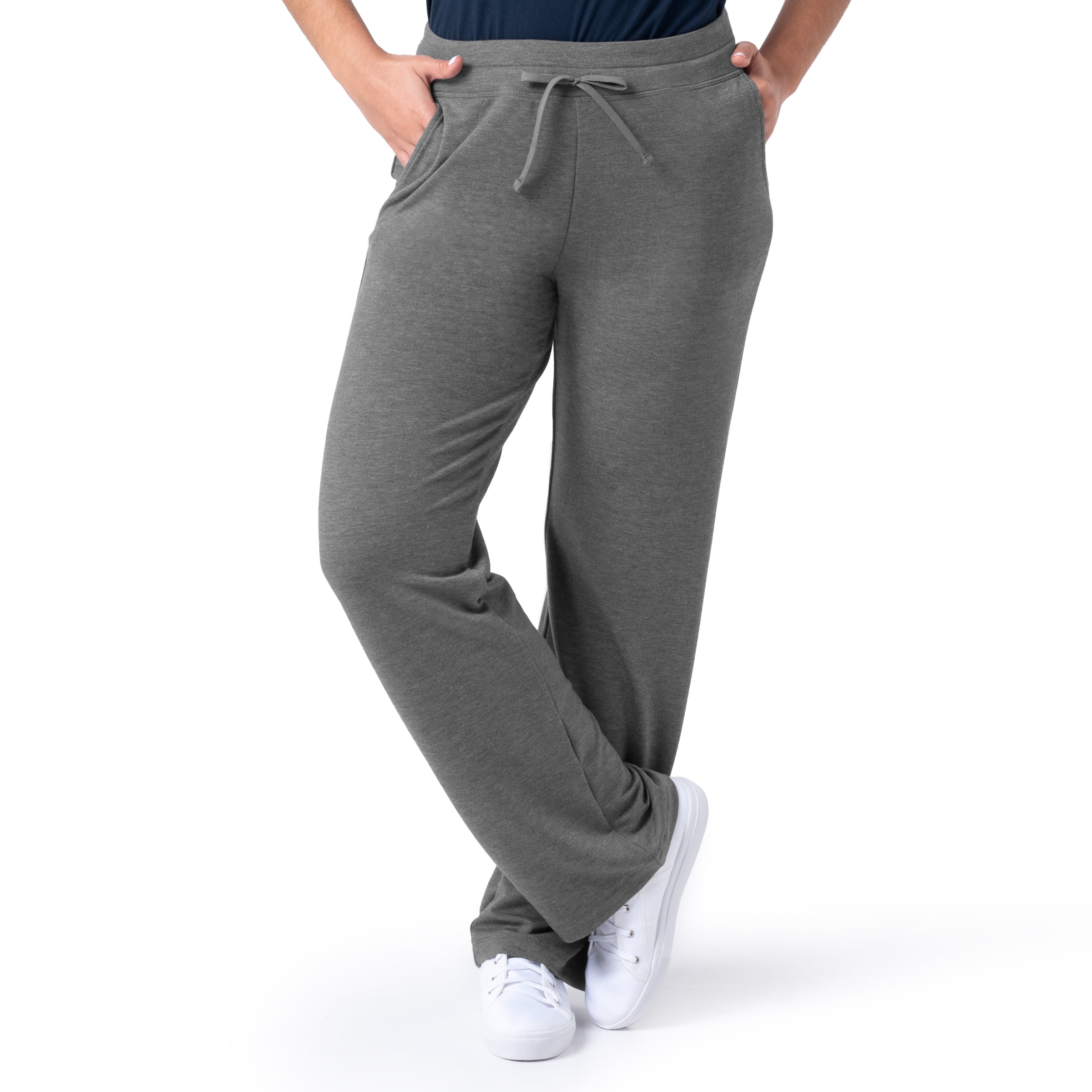 Wright's Women's Soft French Terry Relaxed Fit Sweatpants, Sizes S-4X ...