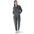 Wright's Women's Plush Velour Hoodie & Jogger Tracksuit Set, S-4X ...