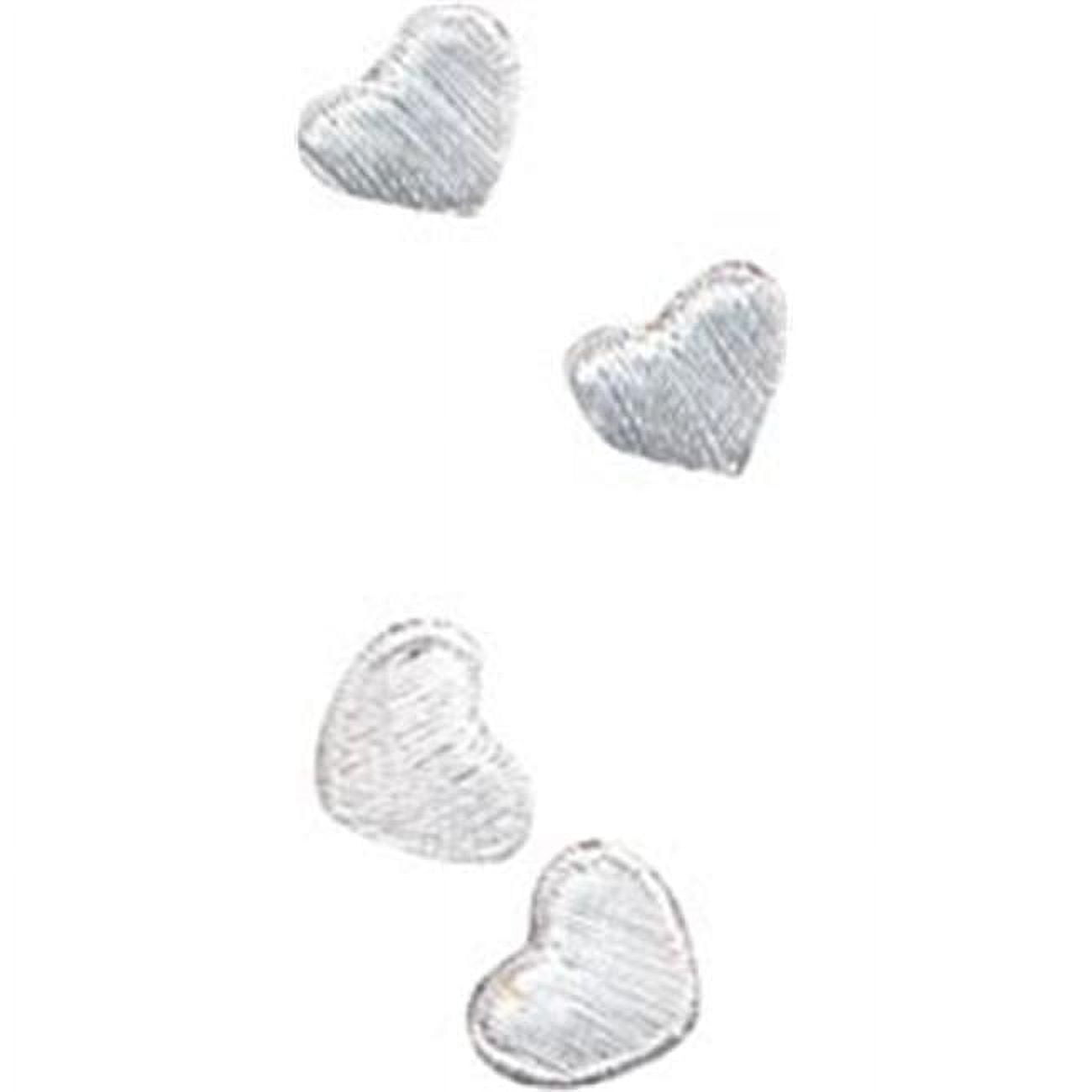 Wrights Iron-On Appliques 4/Pkg-White Hearts, Pk 3, Wrights - Walmart.com