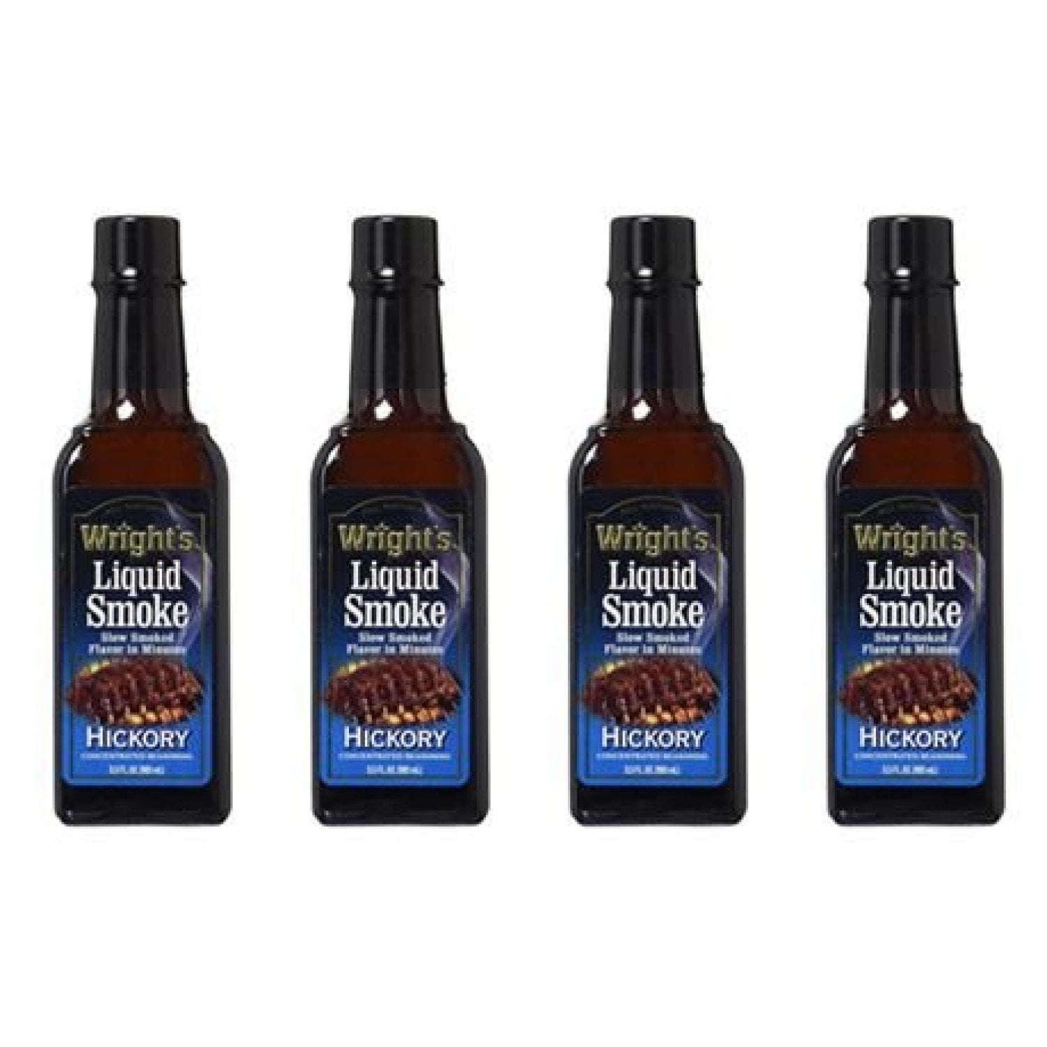 Wrights Liquid Smoke Cooking Flavoring - 3.5 Oz (Pack of 4) - Walmart.com