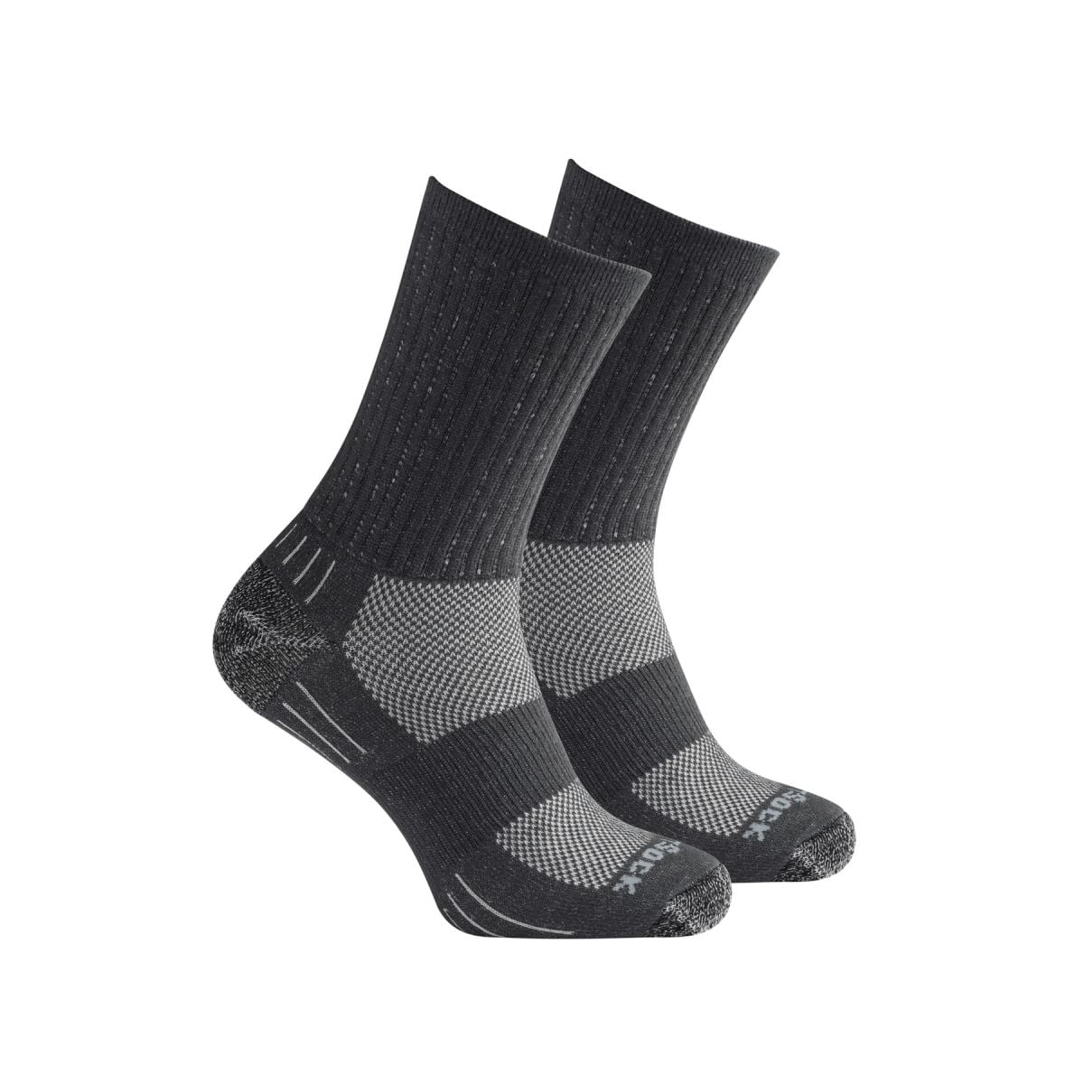 Wrightsock Unisex Escape Silver Crew Socks Steel Grey - 946-STG ...