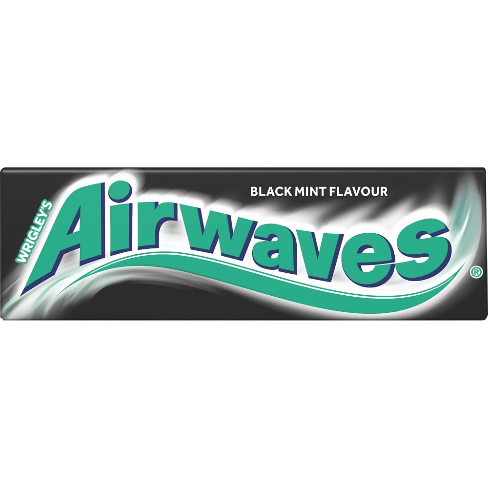 Wrigley's Airwaves Black Mint Gum 14g (Pack of 30) - Walmart.com