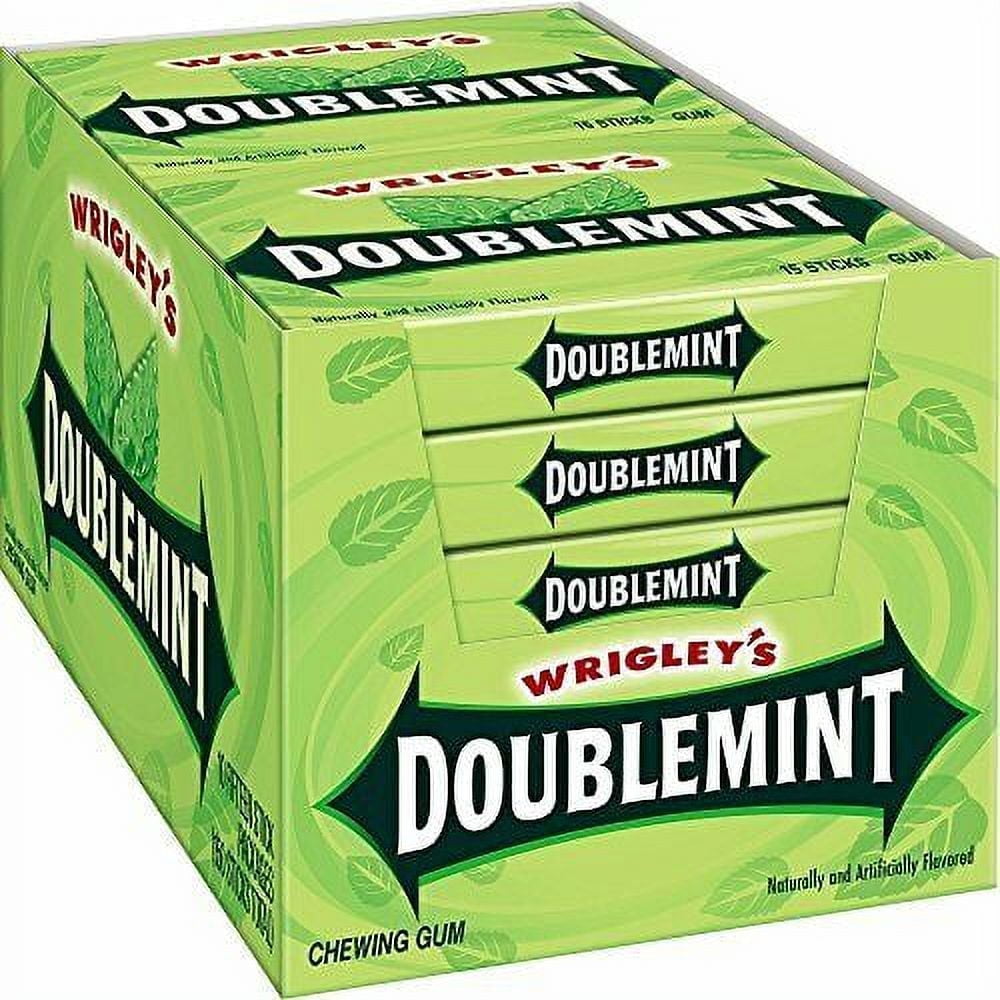 Wrigley's Doublemint Gum 210 Pack Boxes 15 Pieces Per Pack Total 300 ...