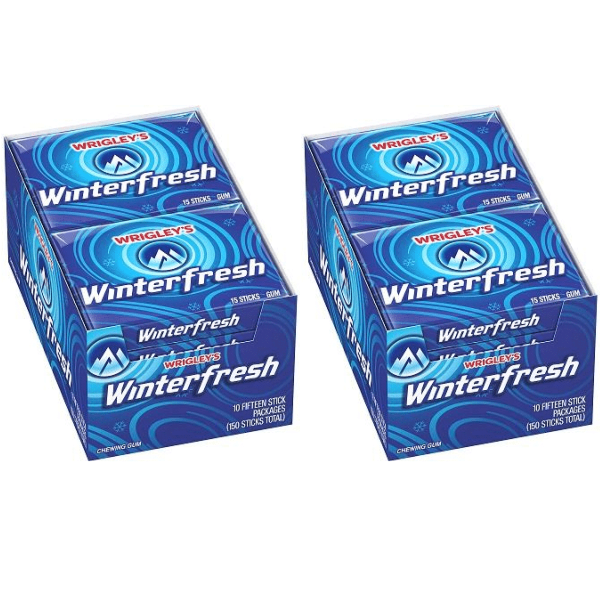 Wrigley's Winterfresh Chewing Gum, 15 Pieces Each Pack (Pack of 20 ...