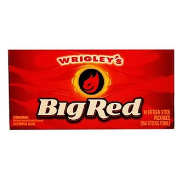 Wrigleys, Gum Big Red, Count 10 (15S) - Gum / Grab Varieties & Flavors ...