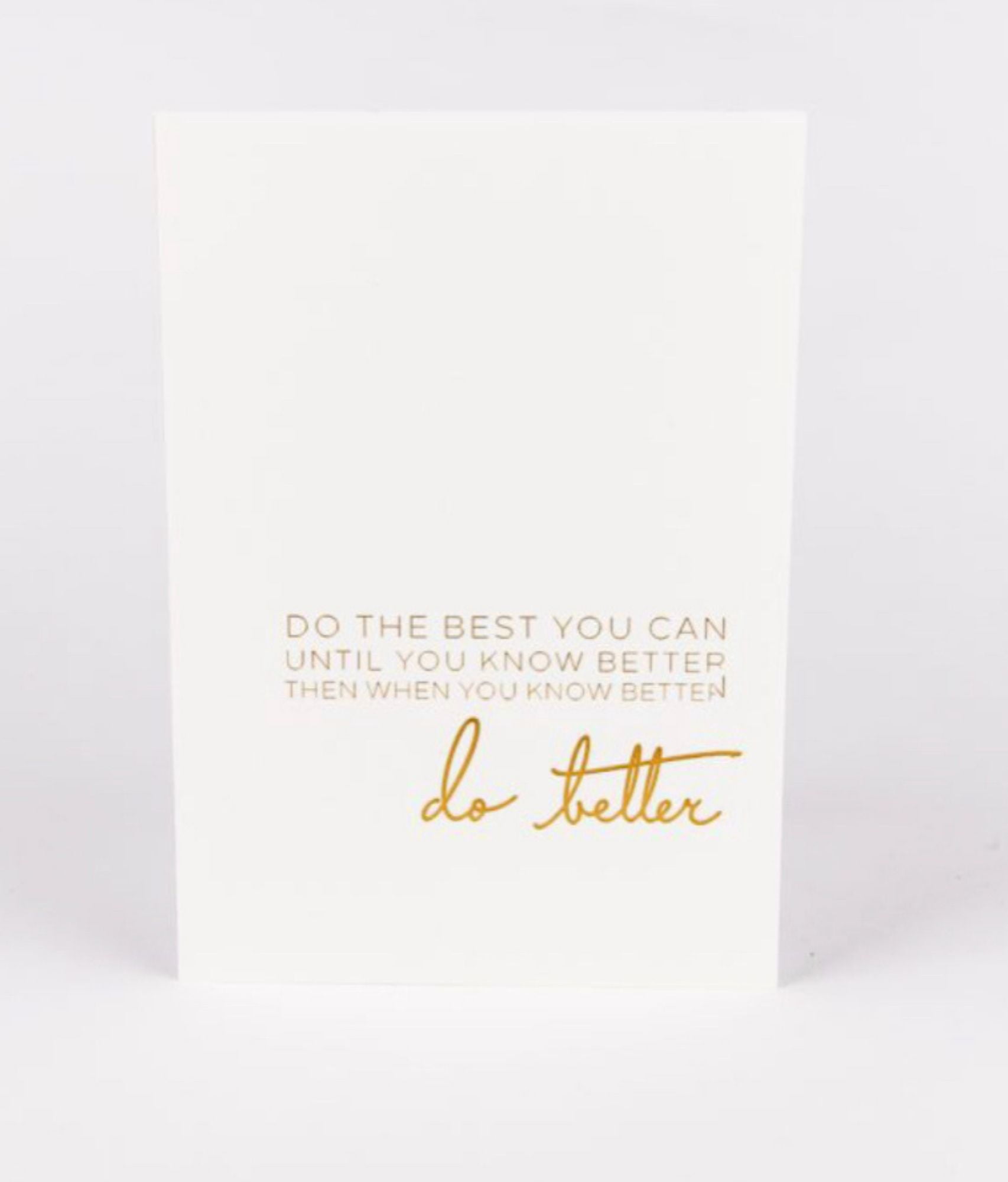 Wrinkle & Crease Paper Products - Do Better White Art Print - Walmart.com