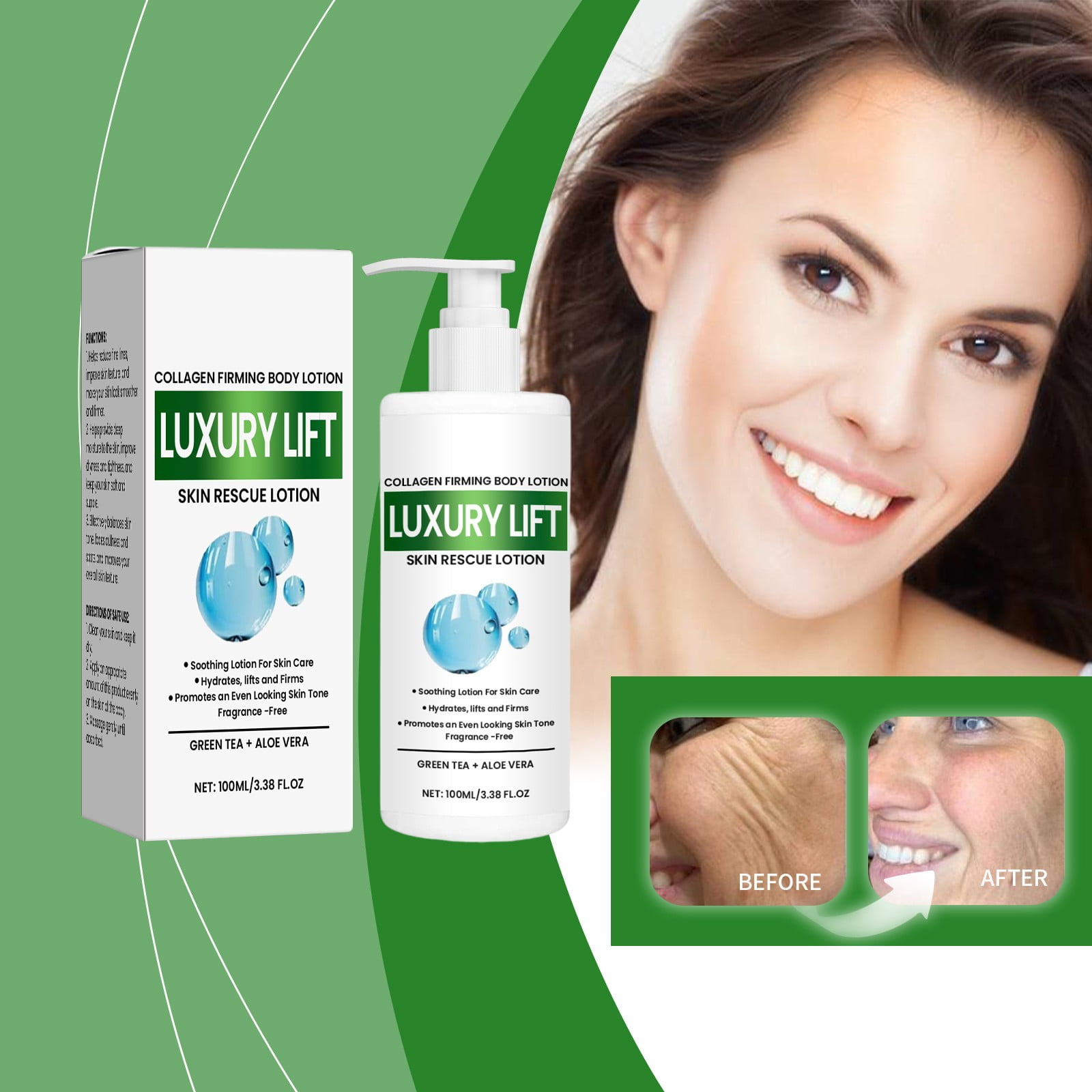 Wrinkle Firming Body Lotion For Smooth Tight Skin Natural Ingredients ...